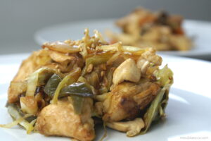 Wok de pollo y verduras - RECETA - MISS BLASCO