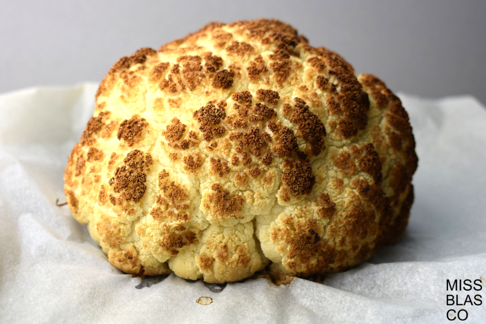 COLIFLOR AL HORNO - RECETA - MISS BLASCO