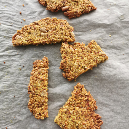 CRACKERS DE SEMILLAS CON PSYLLIUM - RECETA - MISS BLASCO