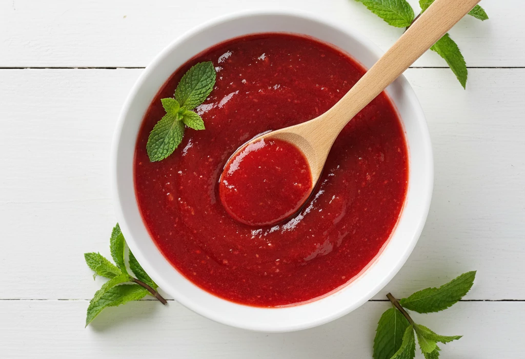 Salsa de fresas sin azúcar casera - RECETA - MISS BLASCO